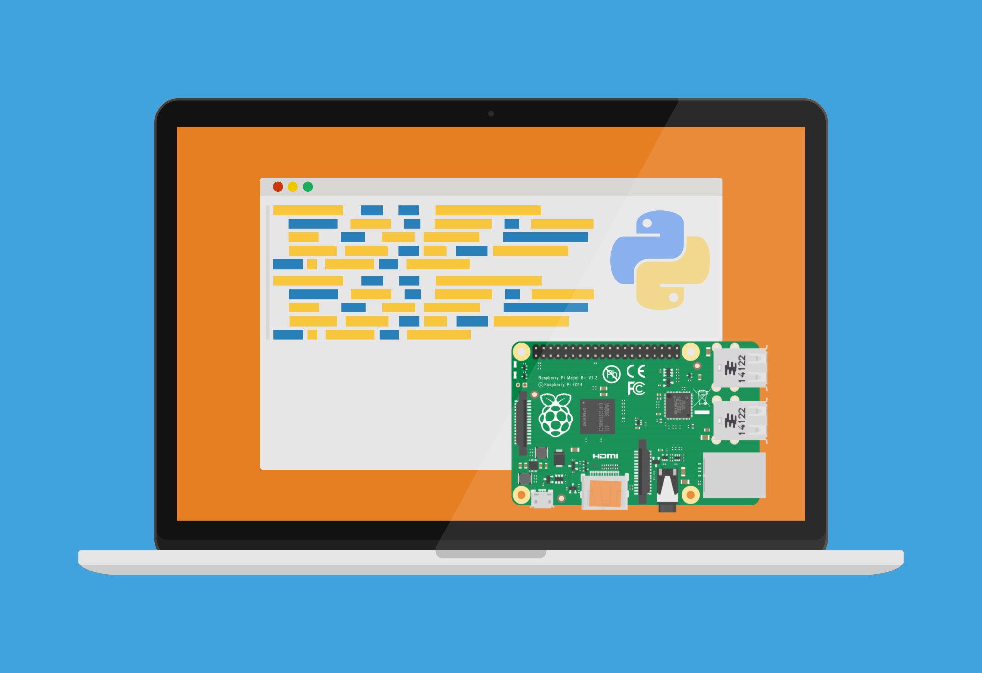 学习使用python 3和raspberry Pi进行编程的入门课程。